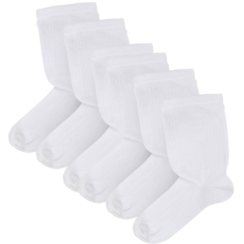 Sock Stack Women's Extra Wide Diabetic Socks 6 Pairs Breathable Soft ...